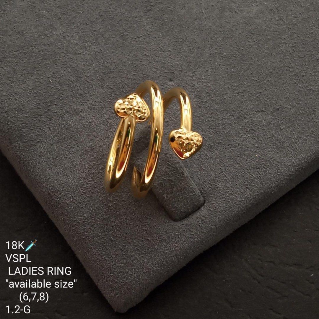 Heart Design Ring, Women's Fashion, Jewelry & Organizers, Rings on Carousell