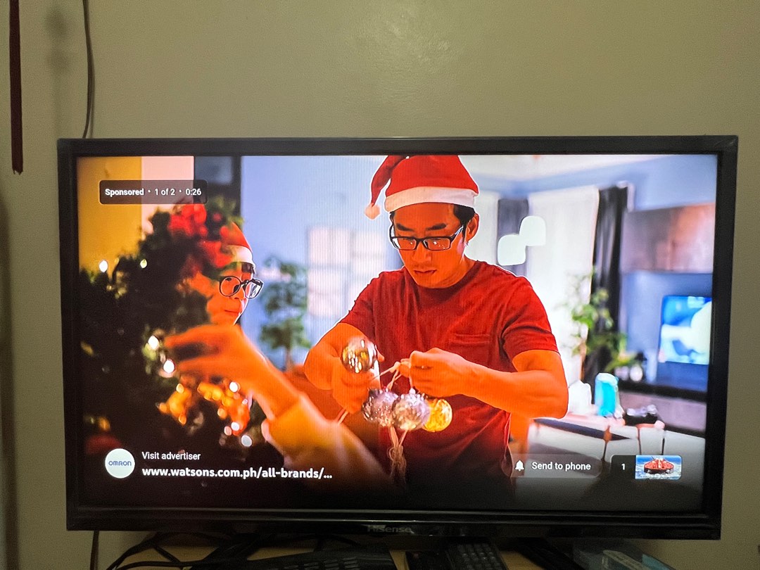 Hisense 33 inches tv Roku ready, TV & Home Appliances, TV ...