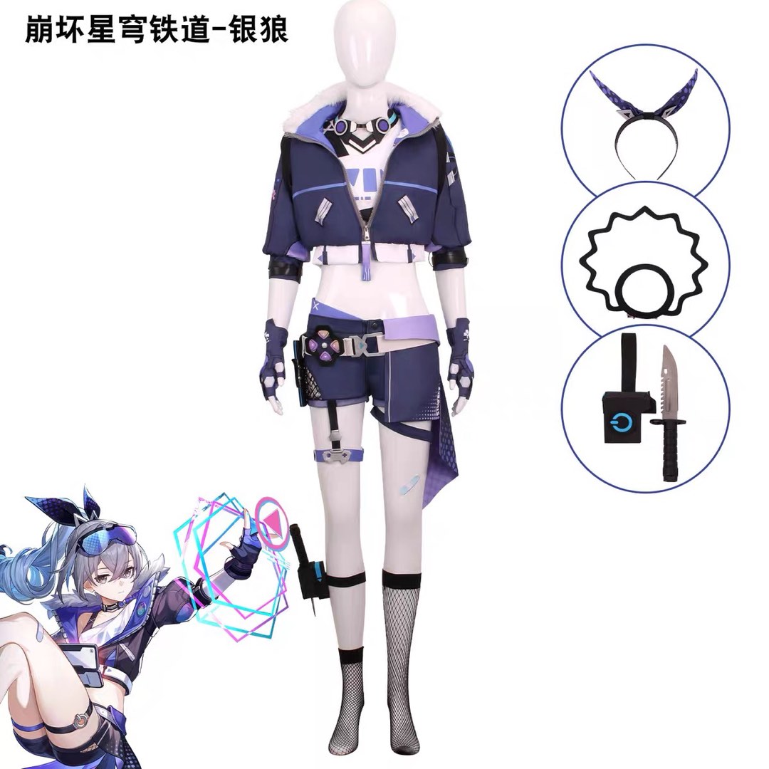 [PO]Honkai Star Rail HSR silver wolf cosplay, Hobbies & Toys ...