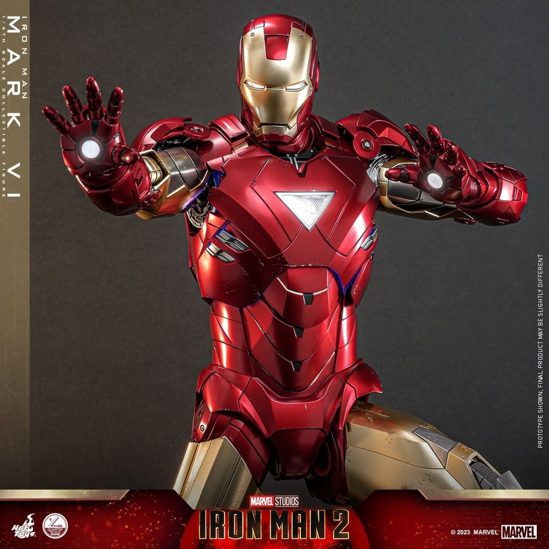 Hot Toys - Iron Man Mark 6 - Iron Man 2 - 1/4th Scale - QS025, Hobbies ...