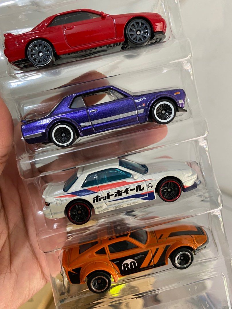 Hot Wheels Nissan 5 Pax, Hobbies & Toys, Toys & Games on Carousell