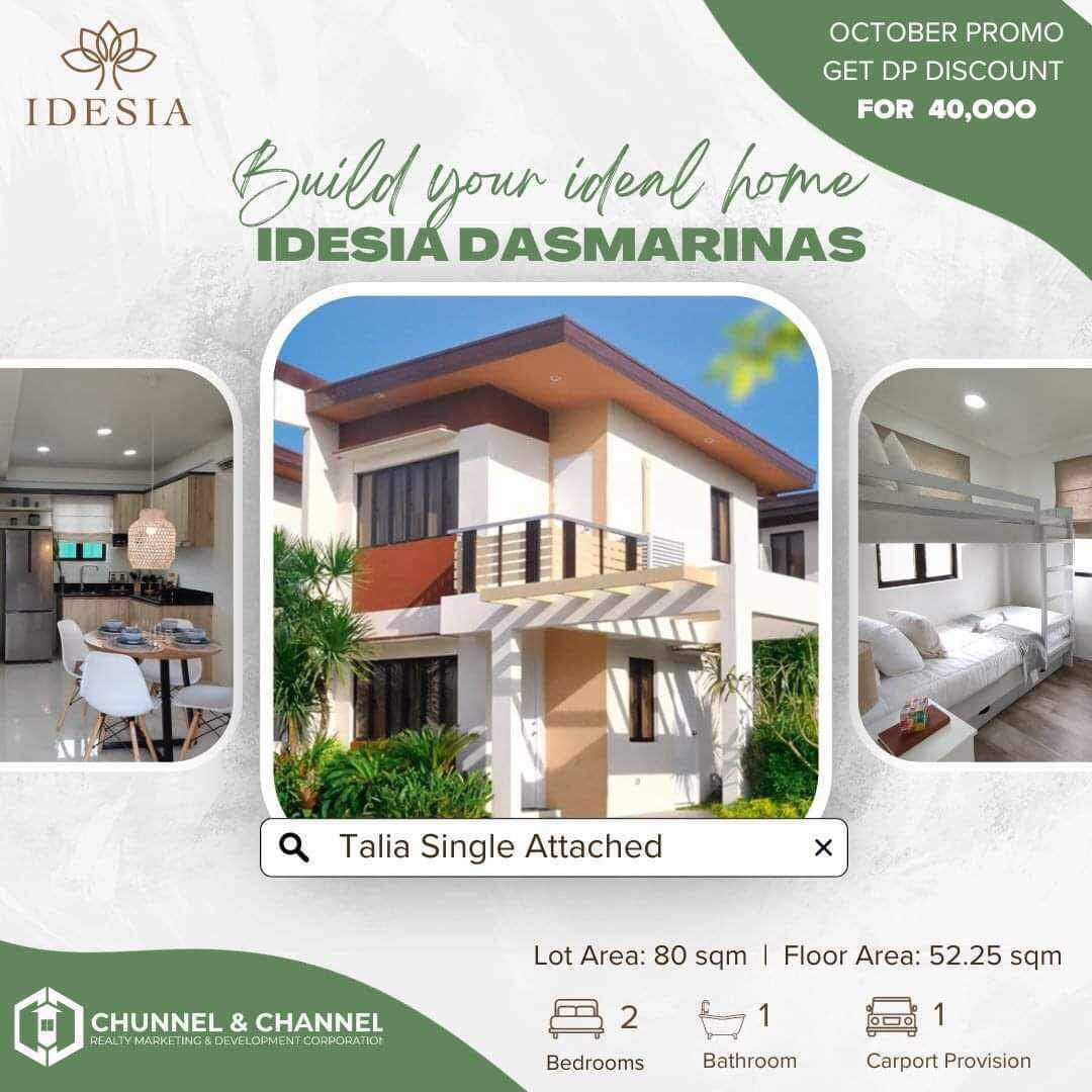 IDESIA HOMES DASMARINAS, Property, For Sale, House & Lot on Carousell