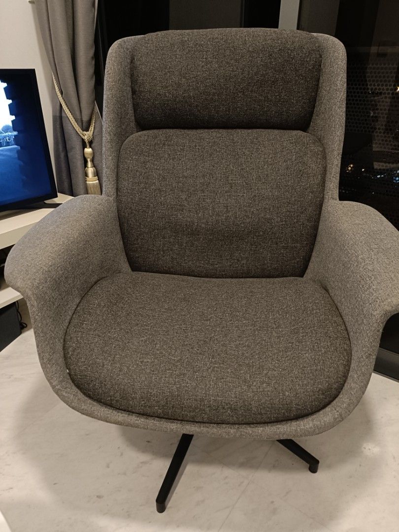 IKEA Aleby Swivel Armchair, Furniture & Home Living, Furniture, Chairs ...