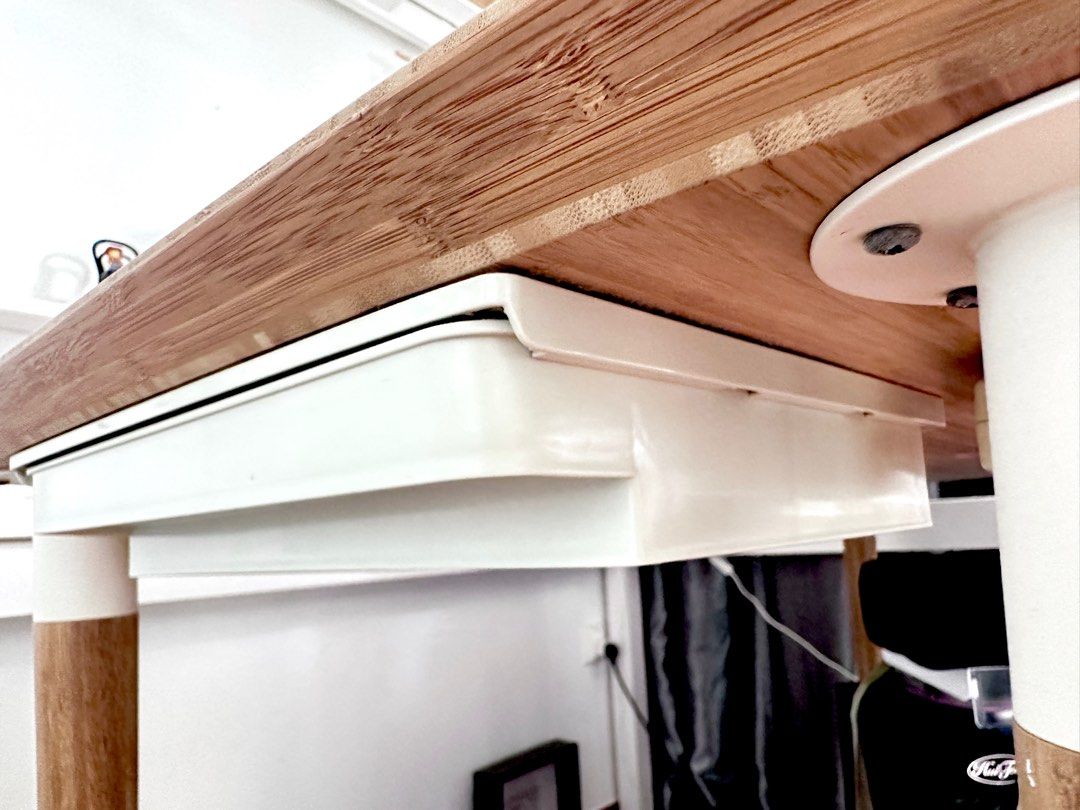 IKEA ANFALLARE / HILVER bamboo desk, Furniture & Home Living, Furniture ...