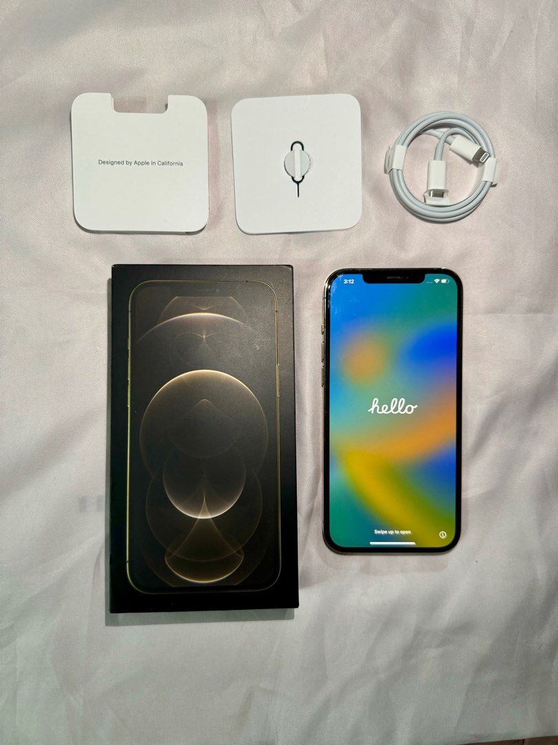 iPhone 12 Pro Max Gold 128gb, Mobile Phones & Gadgets, Mobile Phones ...