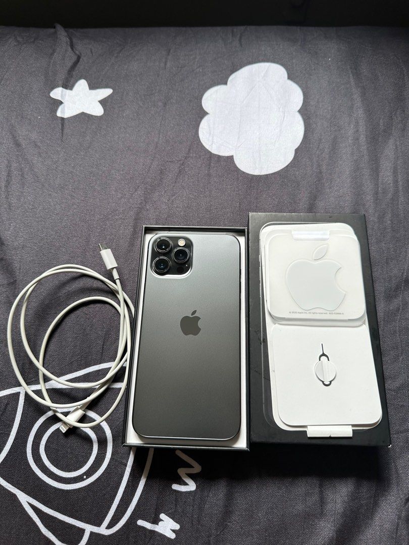 iPhone 12 Pro Max Graphite 128GB, Mobile Phones & Gadgets, Mobile ...