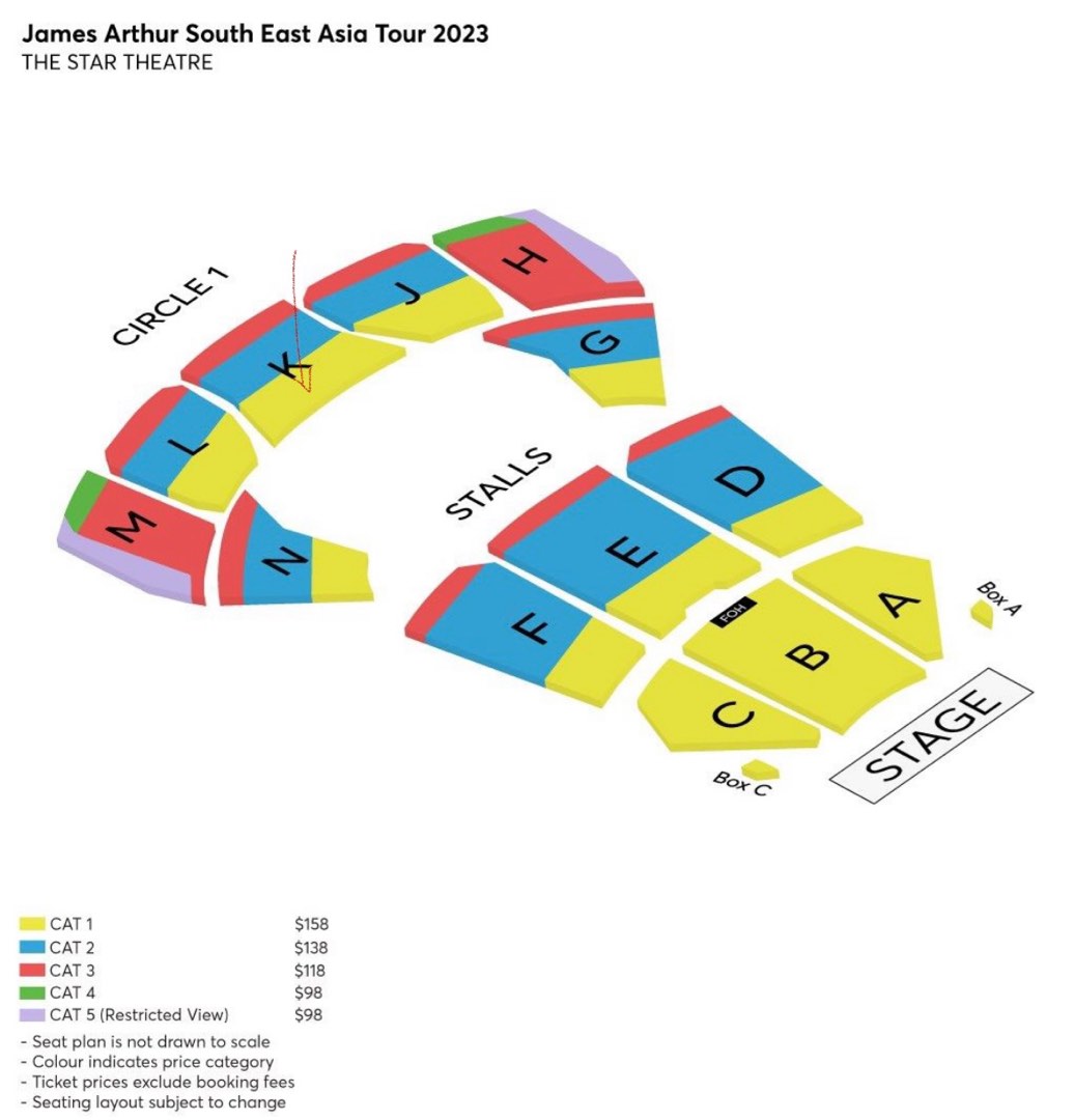 James Arthur SEA Tour Tickets, Tickets & Vouchers, Event Tickets on ...