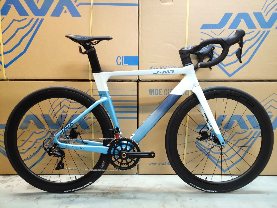 《免費送貨》JAVA J-AIR-FUOCO - 22速 碟剎 碳纖輪組 700C 碳纖 公路車, 運動產品, 單車及配件, 單車 ...