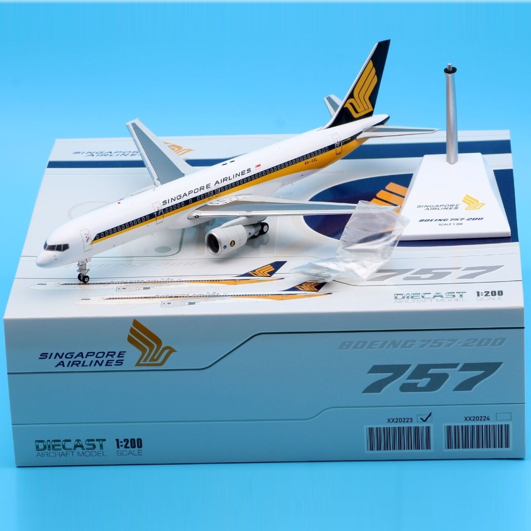 JC Wings Singapore Airlines Boeing 757-200 9V-SGL airplane model 1:200 ...