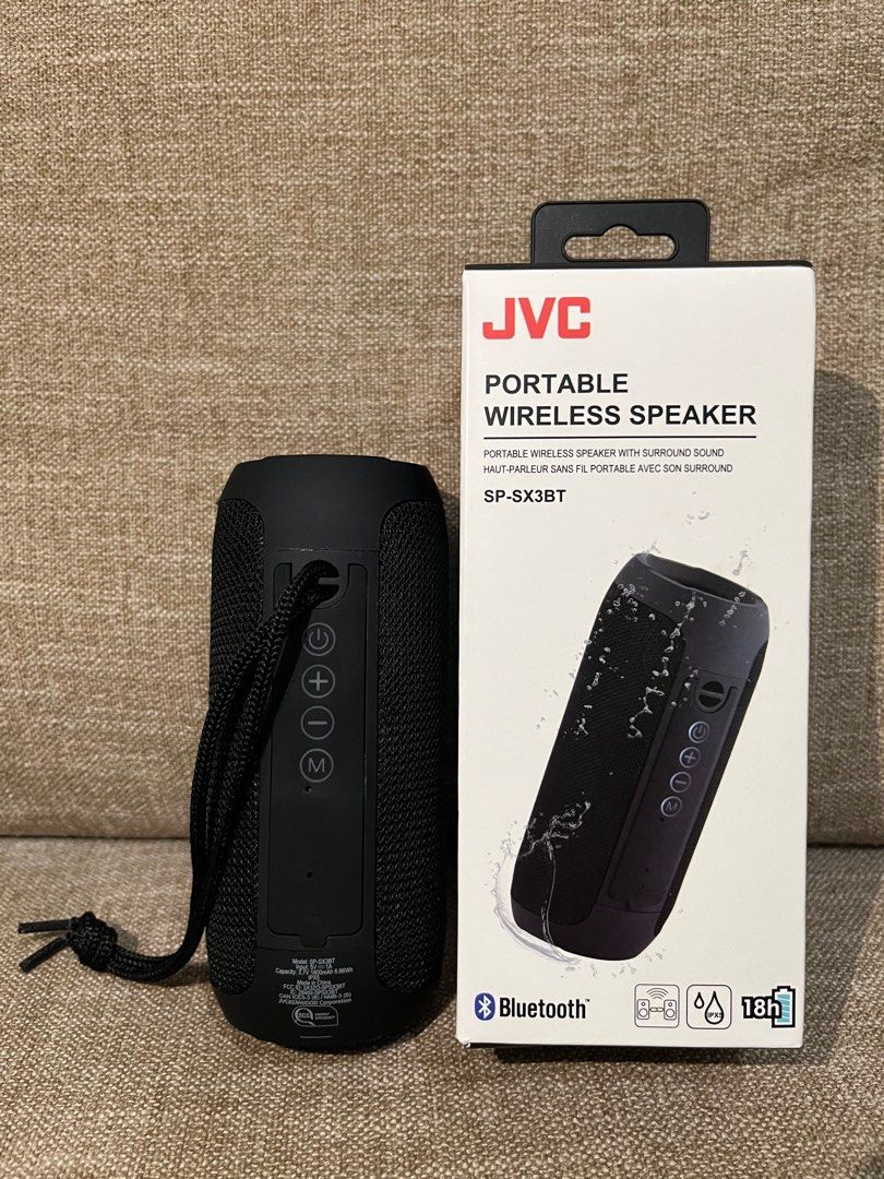 JVC SP-SX3BT Portable Wireless Speaker, Audio, Soundbars, Speakers ...