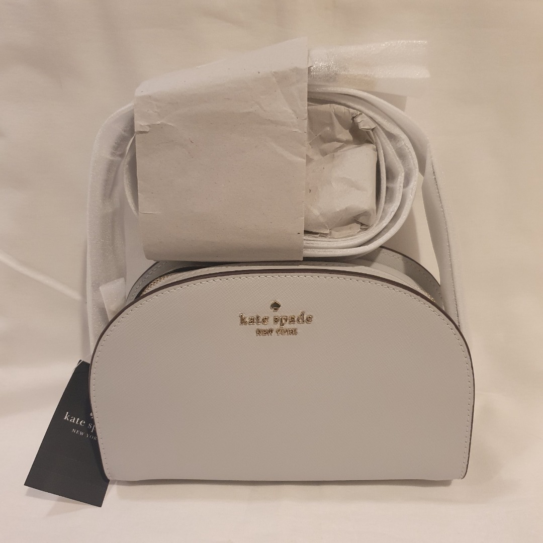 Kate Spade Perry Leather Dome Crossbody - Stone Path, Luxury, Bags ...