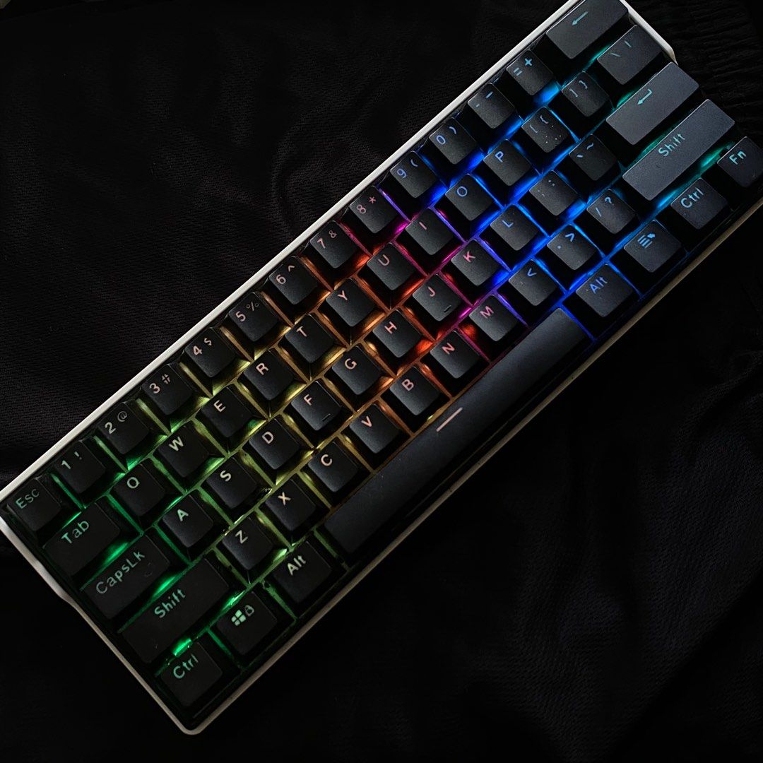 Kemove DK61 RGB Black & White Mechanical Hot Swappable Keyboard ...