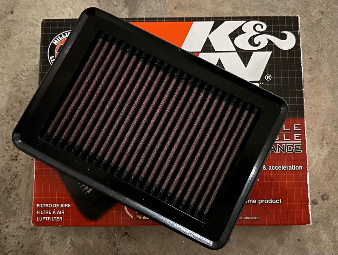 K&N High Flow Air Filter, Car Accessories, Accessories on Carousell