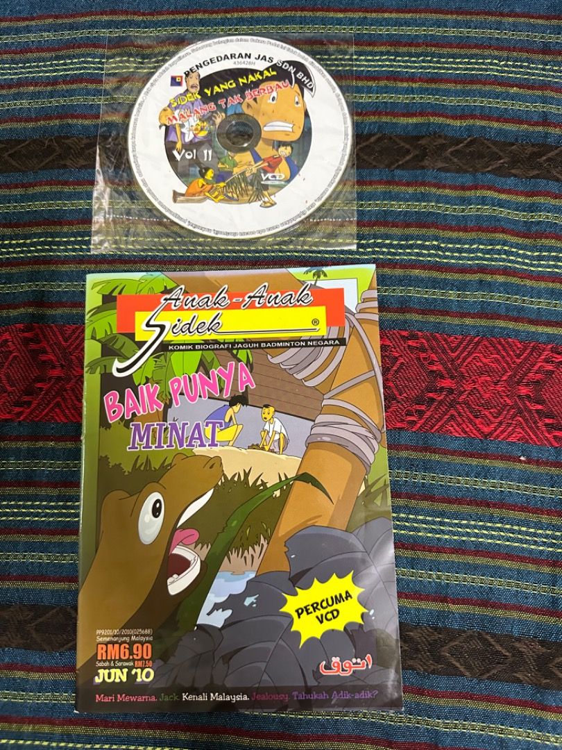KOMIK DAN VCD ANAK-ANAK SIDEK, Hobbies & Toys, Books & Magazines, Comics & Manga on Carousell