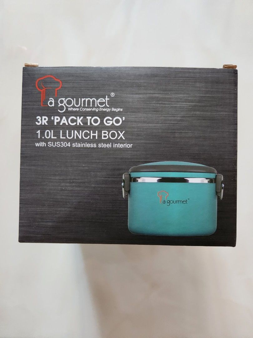 La Gourmet 3R Pack To Go 1L Lunch Box, Furniture & Home Living ...