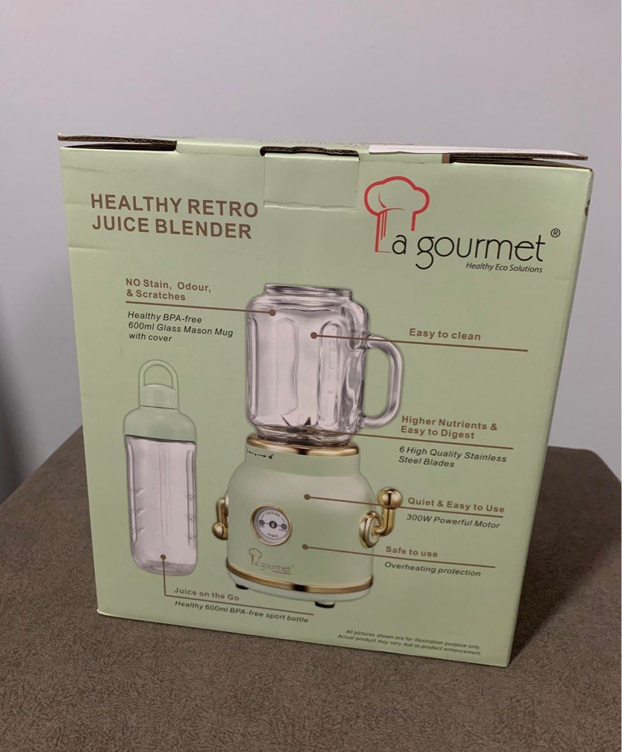 LA GOURMET Retro Blender Set - Mint Green, TV & Home Appliances ...