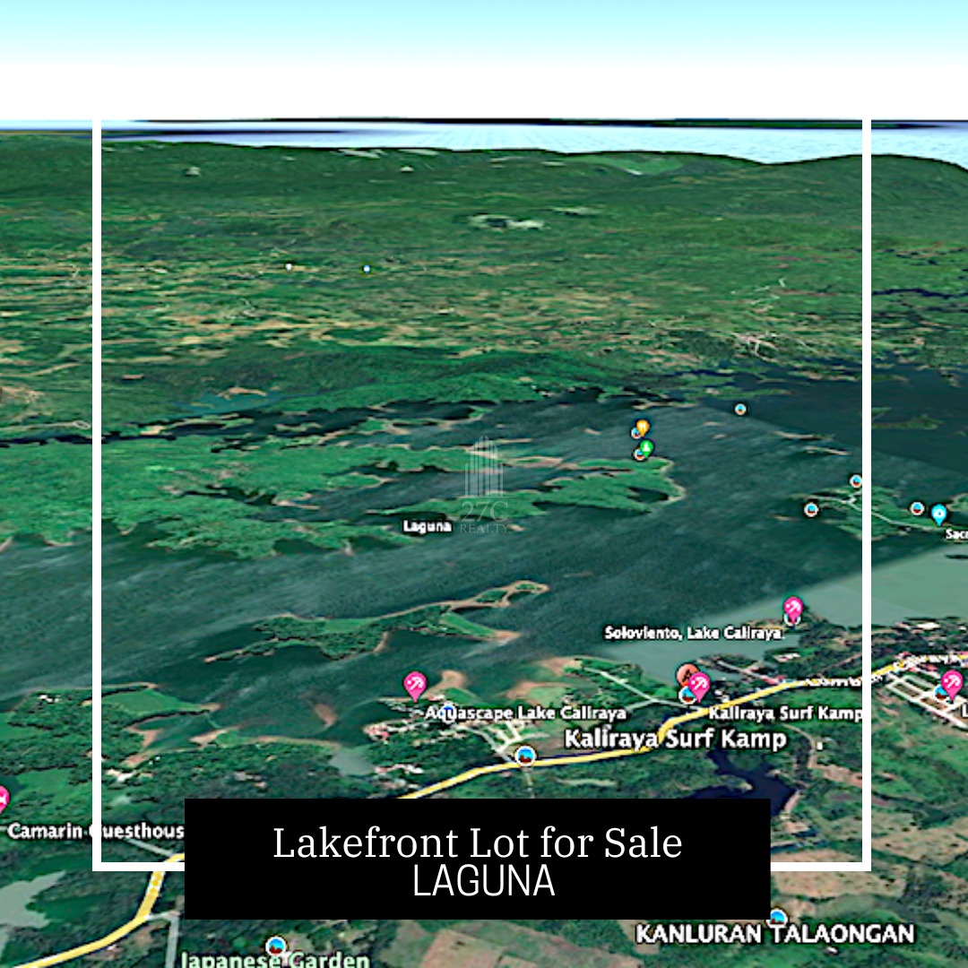 Lakefront Lot for Sale in Lake Caliraya, Lumban, Laguna for Sale ...