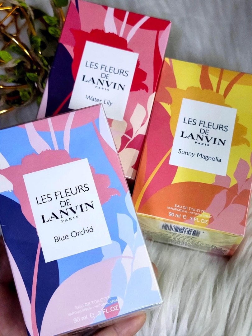 Lanvin Les Fleurs Blue Orchid 90ml Edt Lanvin Les Fleurs Sunny Magnolia ...