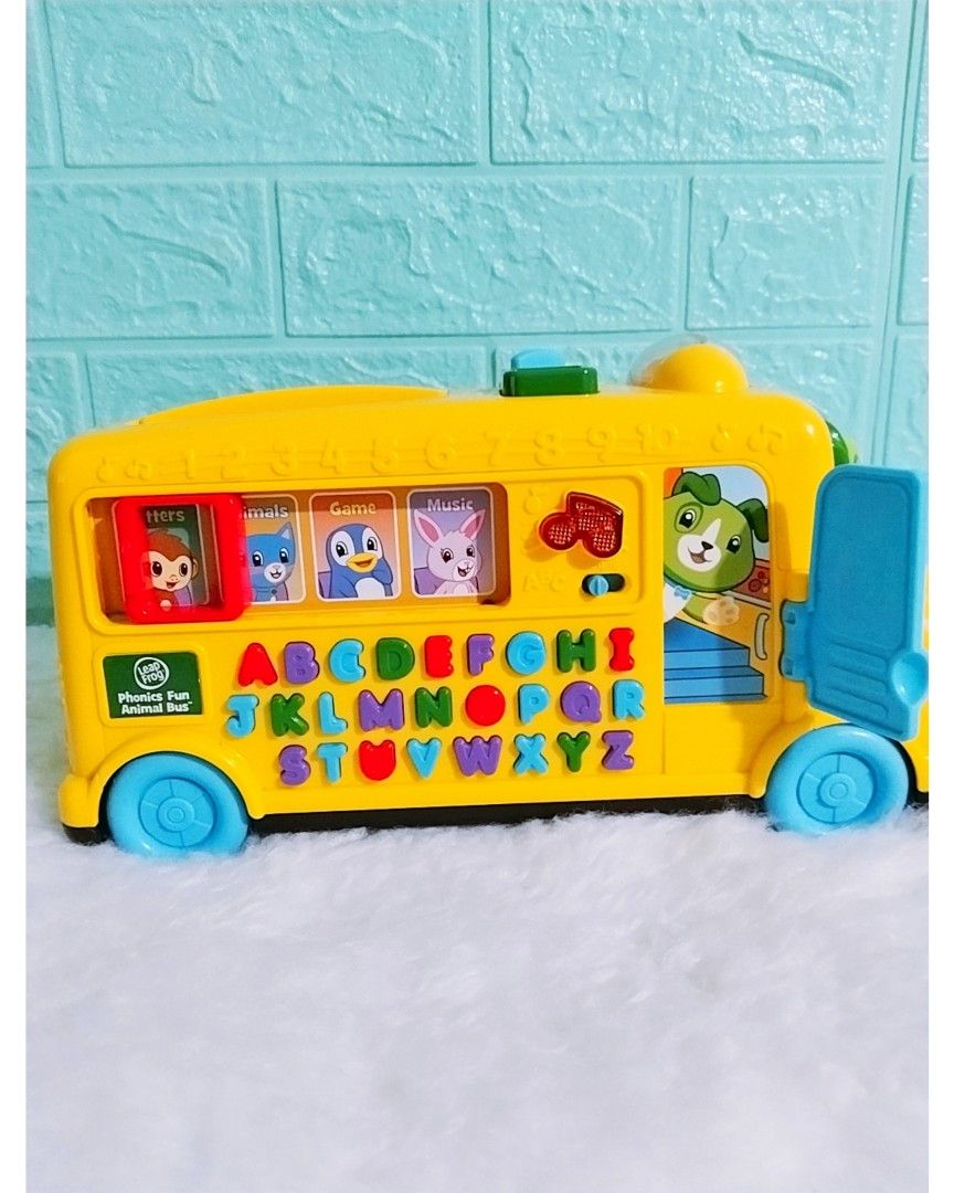 LeapFrog Phonics Fun Animal Bus, Babies & Kids, Infant Playtime on ...