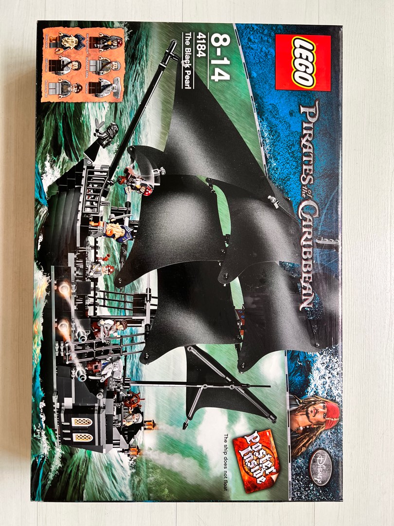 LEGO 4184 The Black Pearl Pirates of the Caribbean, Hobbies & Toys ...