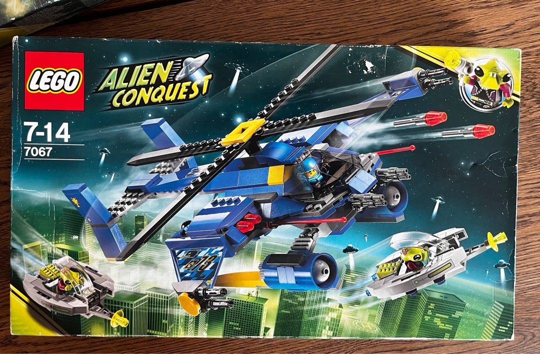Lego Alien Conquest "Helicopter and Space Ship" Vintage Big Box Set ...