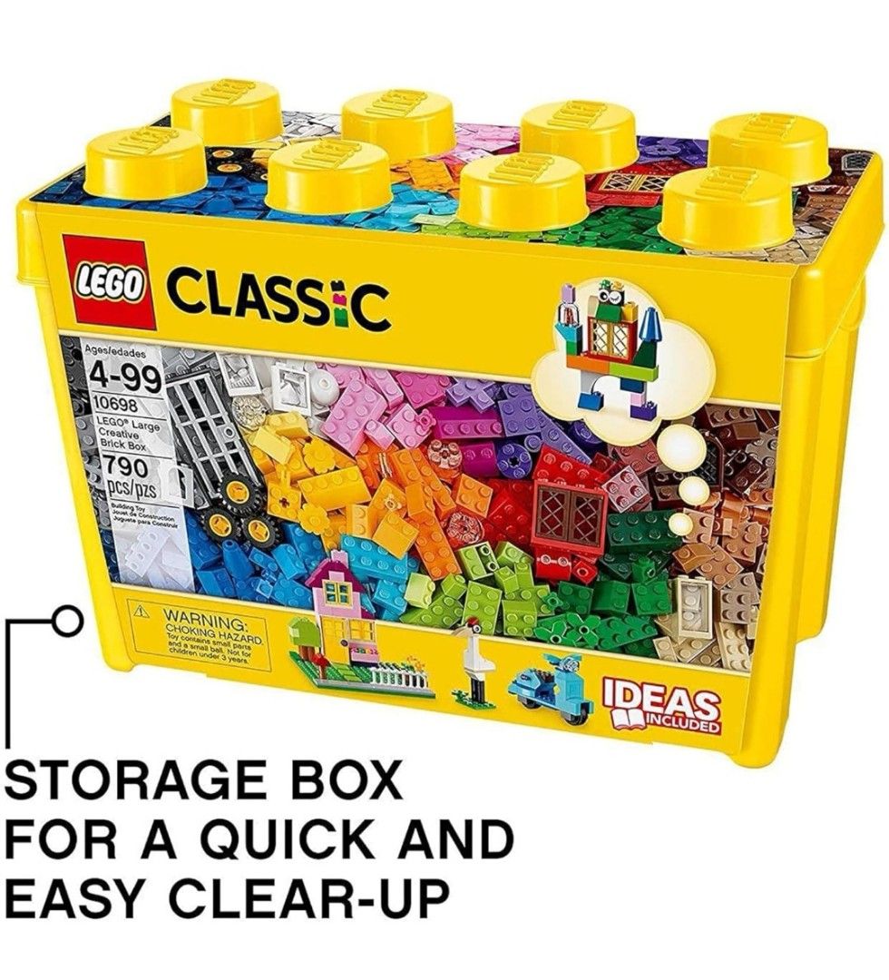 Lego Classic 10698 Large Creative Brick Box, Hobbies & Toys, Toys ...