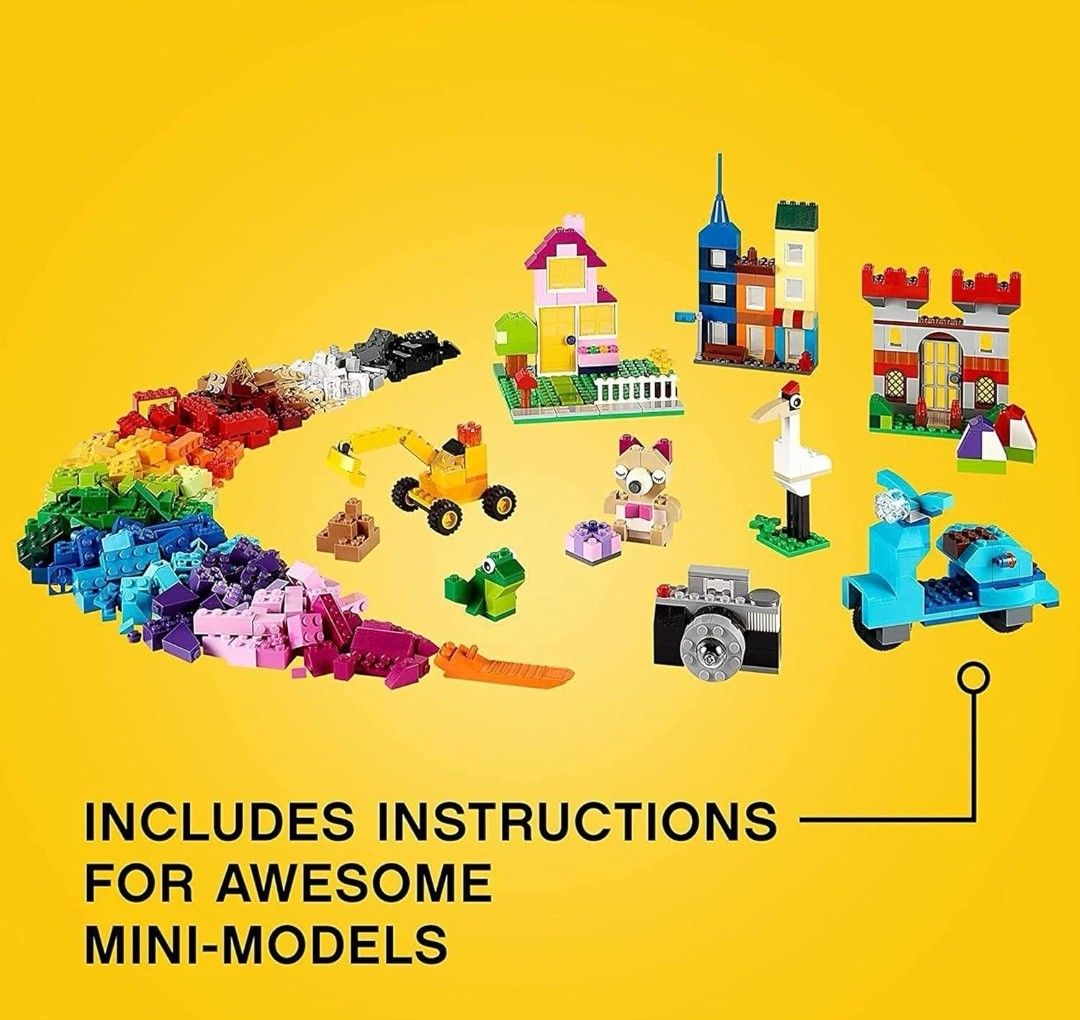 Lego Classic 10698 Large Creative Brick Box, Hobbies & Toys, Toys ...