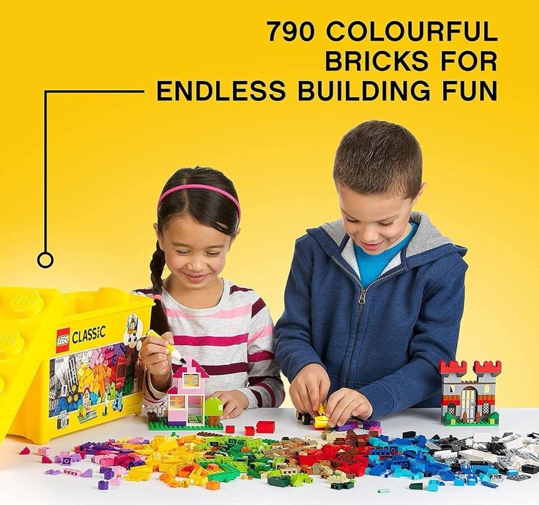 Lego Classic 10698 Large Creative Brick Box, Hobbies & Toys, Toys ...