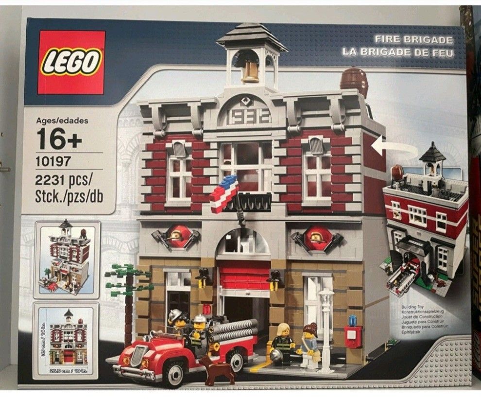 Lego modular fire station 10197, Hobbies & Toys, Toys & Games on Carousell