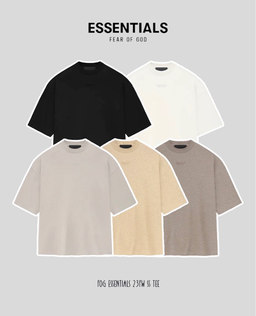 [Limited Promo] Fog Essentials FW23 Tee, Men's Fashion, Tops & Sets ...