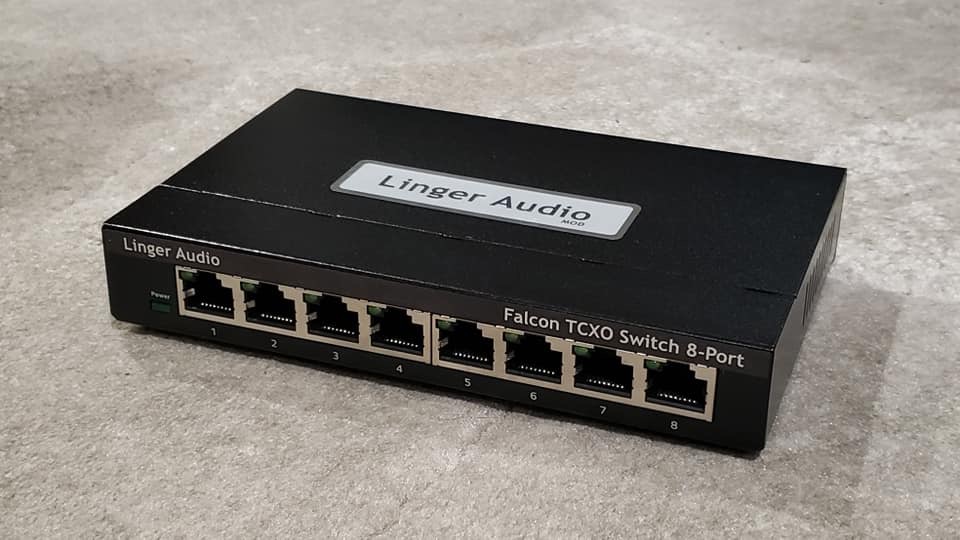 (全新現貨）Linger Audio Falcon TCXO Switch 8 port 音響網絡交換器, 電腦＆科技, 電腦周邊及配件 ...