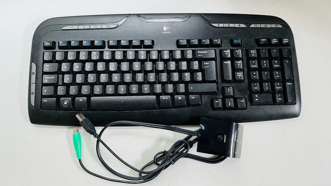 Logitech EX110 Wireless Keyboard with receiver, Computers & Tech, Parts ...