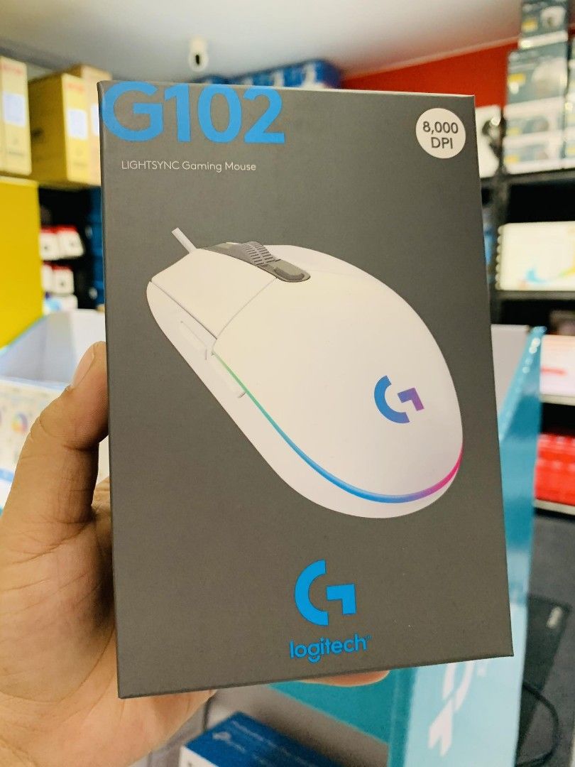Logitech G102 LIGHTSYNC RGB Gaming Mouse Black/White, Computers & Tech, Parts & Accessories ...