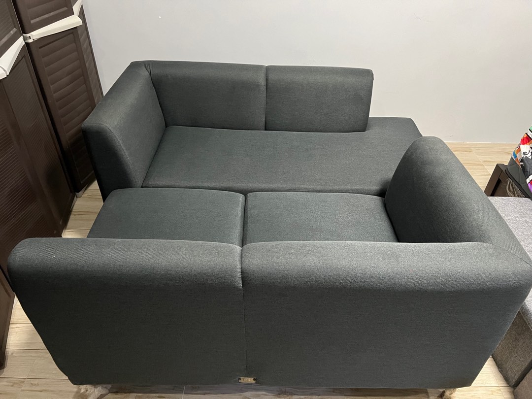 L-shape Sofa Sala Set, Furniture & Home Living, Furniture, Sofas on ...