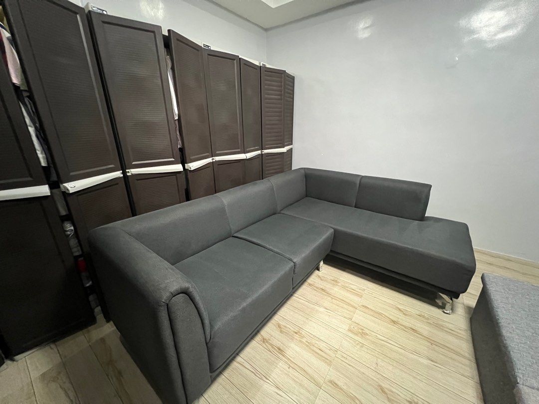 L-shape Sofa Sala Set, Furniture & Home Living, Furniture, Sofas on ...