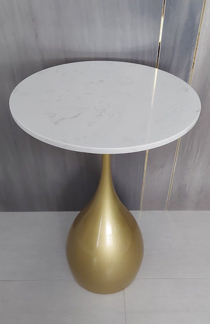 Luxurious Classy Marble Top side table, Furniture & Home Living ...