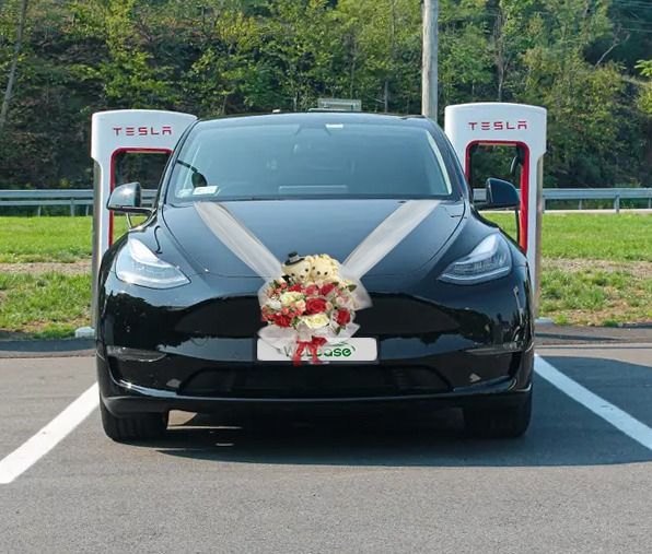 Tesla Model Y Bridal Wedding Car Event Rental, Cars, Car Rental on ...