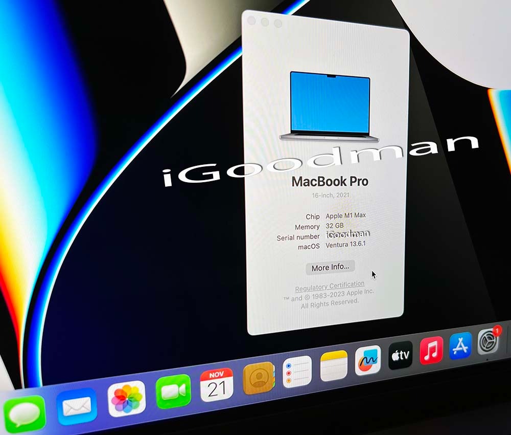 M1 Max Chip 32gb Ram 32-core GPU 1TB ssd Macbook Pro 16" (Apple ...
