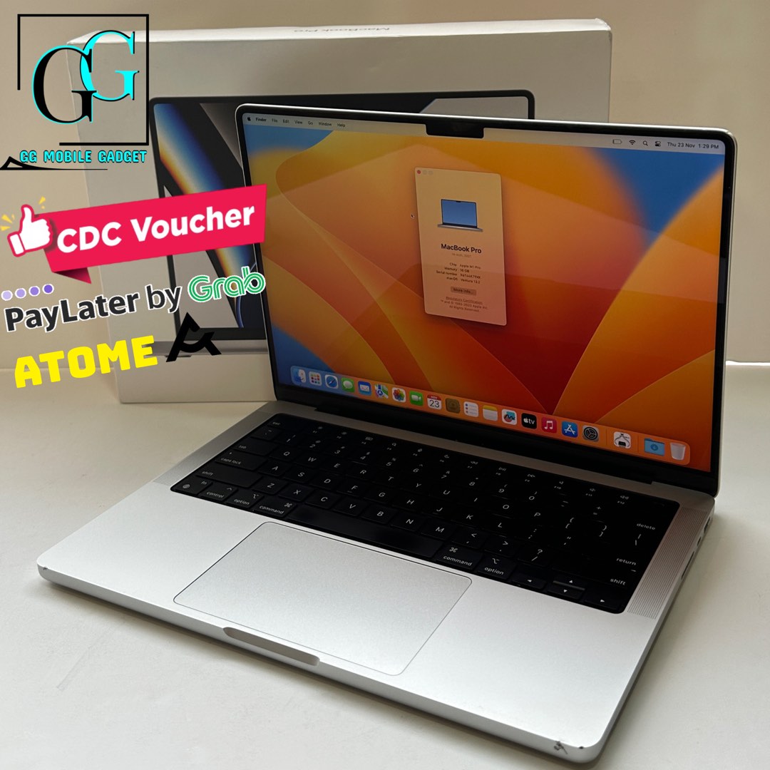 Macbook Pro 14 M1 Pro 2021 (16GB/512GB Rom), Computers & Tech, Laptops & Notebooks on Carousell