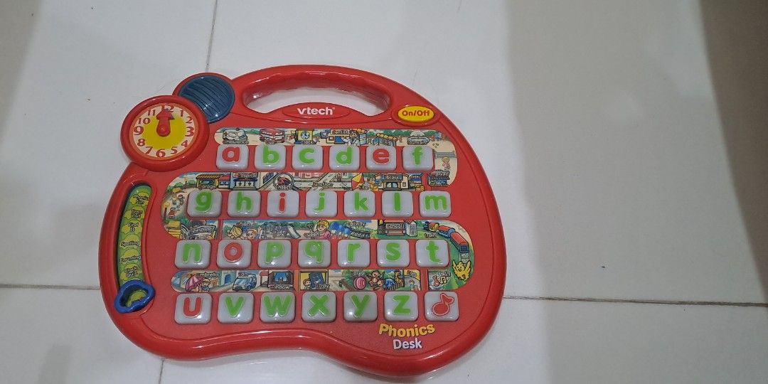Mainan edukasi Vtech Phonics desk alphabets original, Bayi & Anak ...