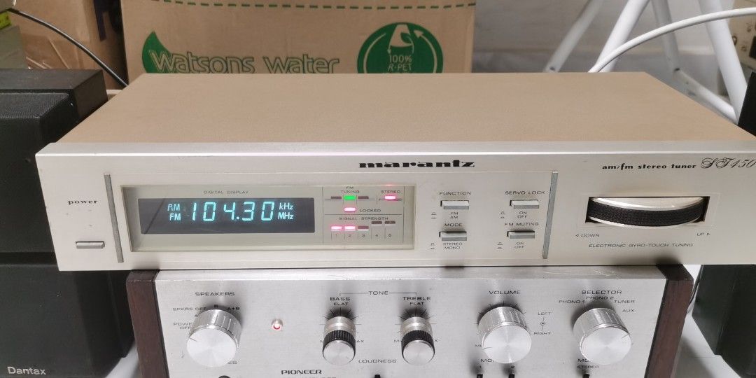 Marantz am/fm stereo tuner ST450, 音響器材, 音樂播放裝置 MP3及CD Player - Carousell