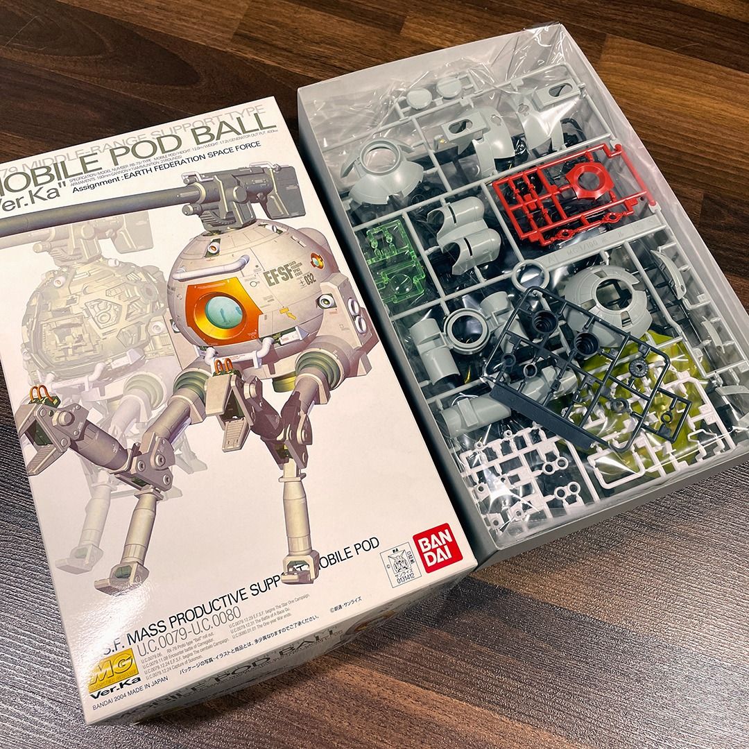 Master Grade Ball Ver. Ka 1/100 Model Kit Bandai Gunpla MG, Hobbies ...