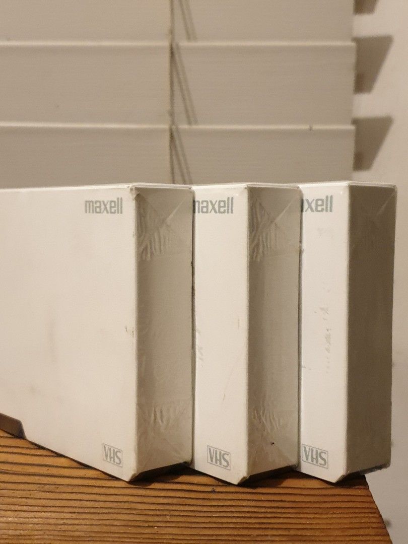 Maxell VHS Blank Tapes T-120, Hobbies & Toys, Memorabilia ...