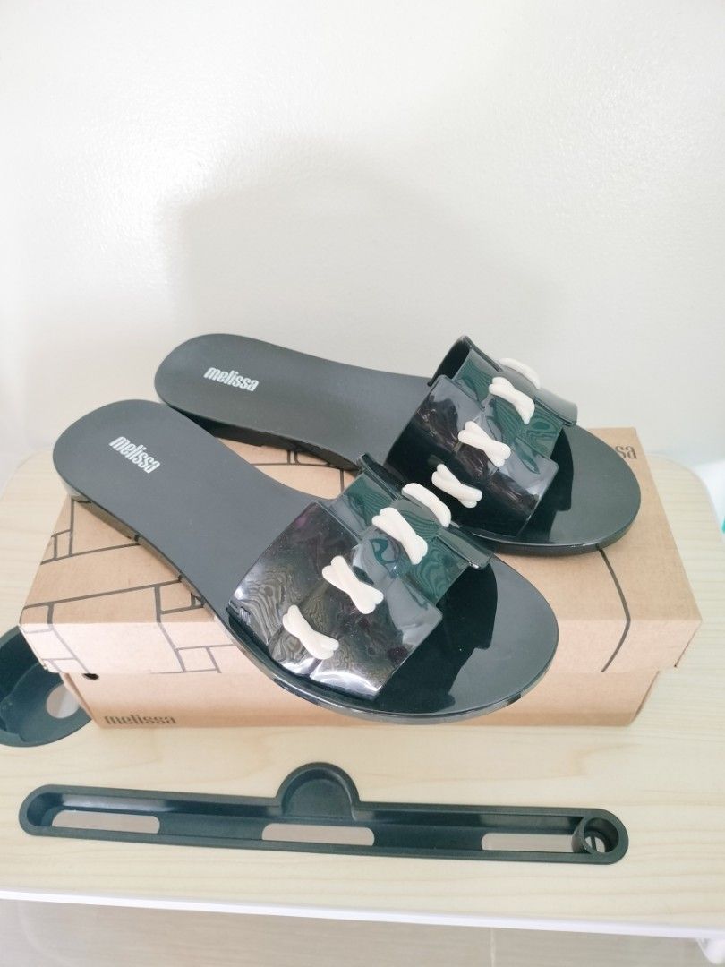 Melissa Ana Slides 8 US, Women's Fashion, Footwear, Flats & Sandals on ...