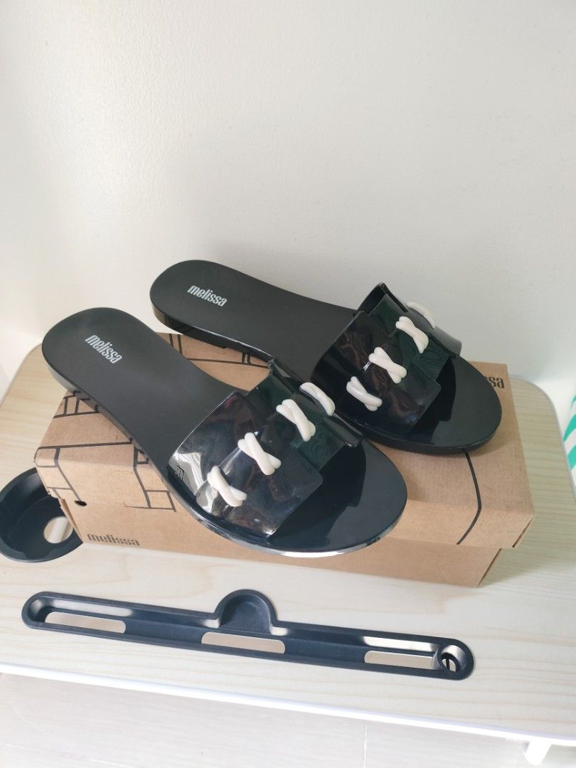 Melissa Ana Slides 8 US, Women's Fashion, Footwear, Flats & Sandals on ...