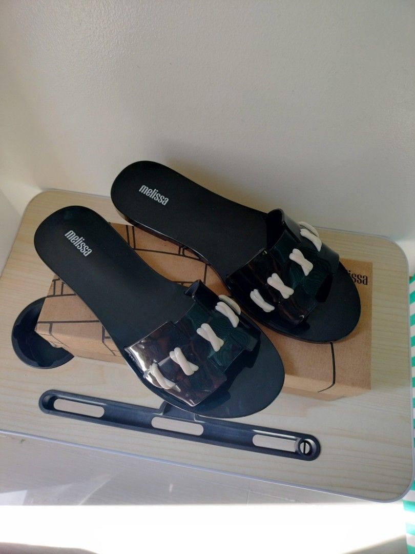 Melissa Ana Slides 8 US, Women's Fashion, Footwear, Flats & Sandals on ...