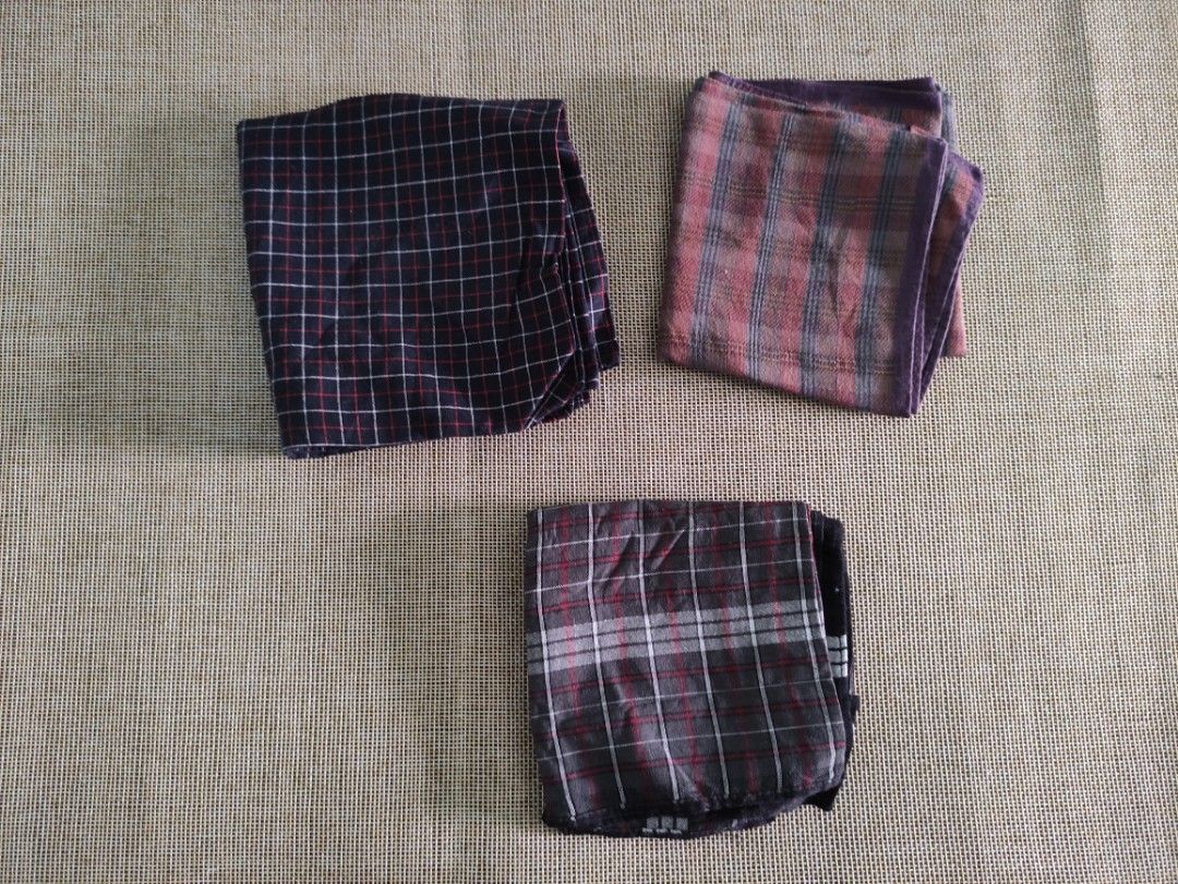 Mens Checkered Handkerchief BUNDLE, Men's Fashion, Watches ...