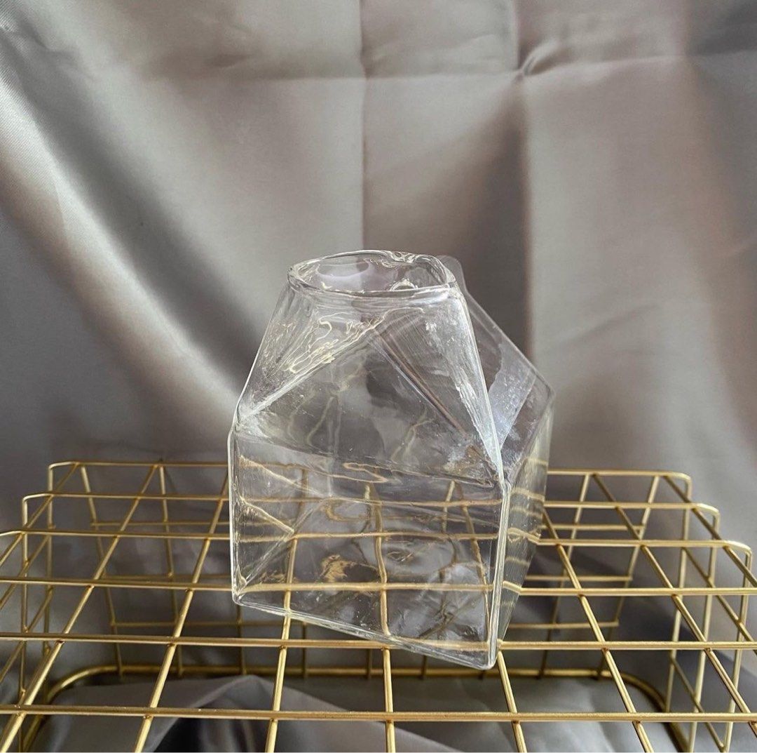 milk glass CARTON, Furniture & Home Living, Kitchenware & Tableware ...