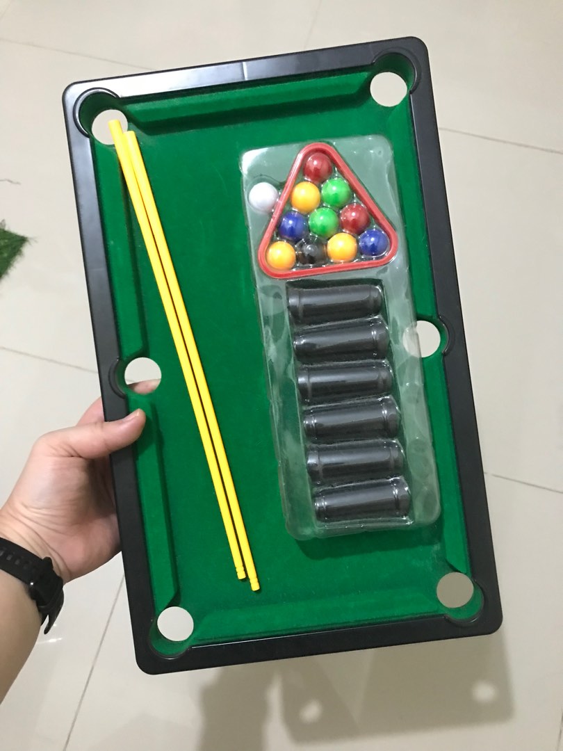Mini-Sized Billiards Table for Kids, Hobbies & Toys, Toys & Games on ...