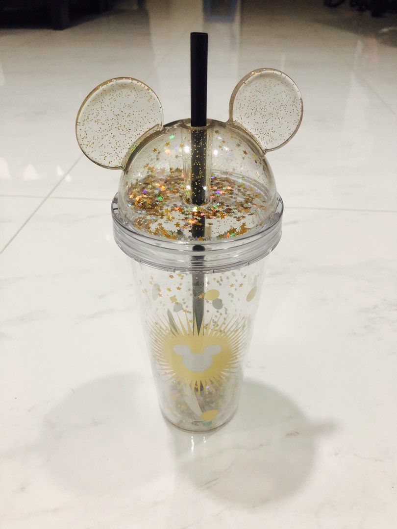 Miniso disney mickey mouse cup, Furniture & Home Living, Kitchenware ...